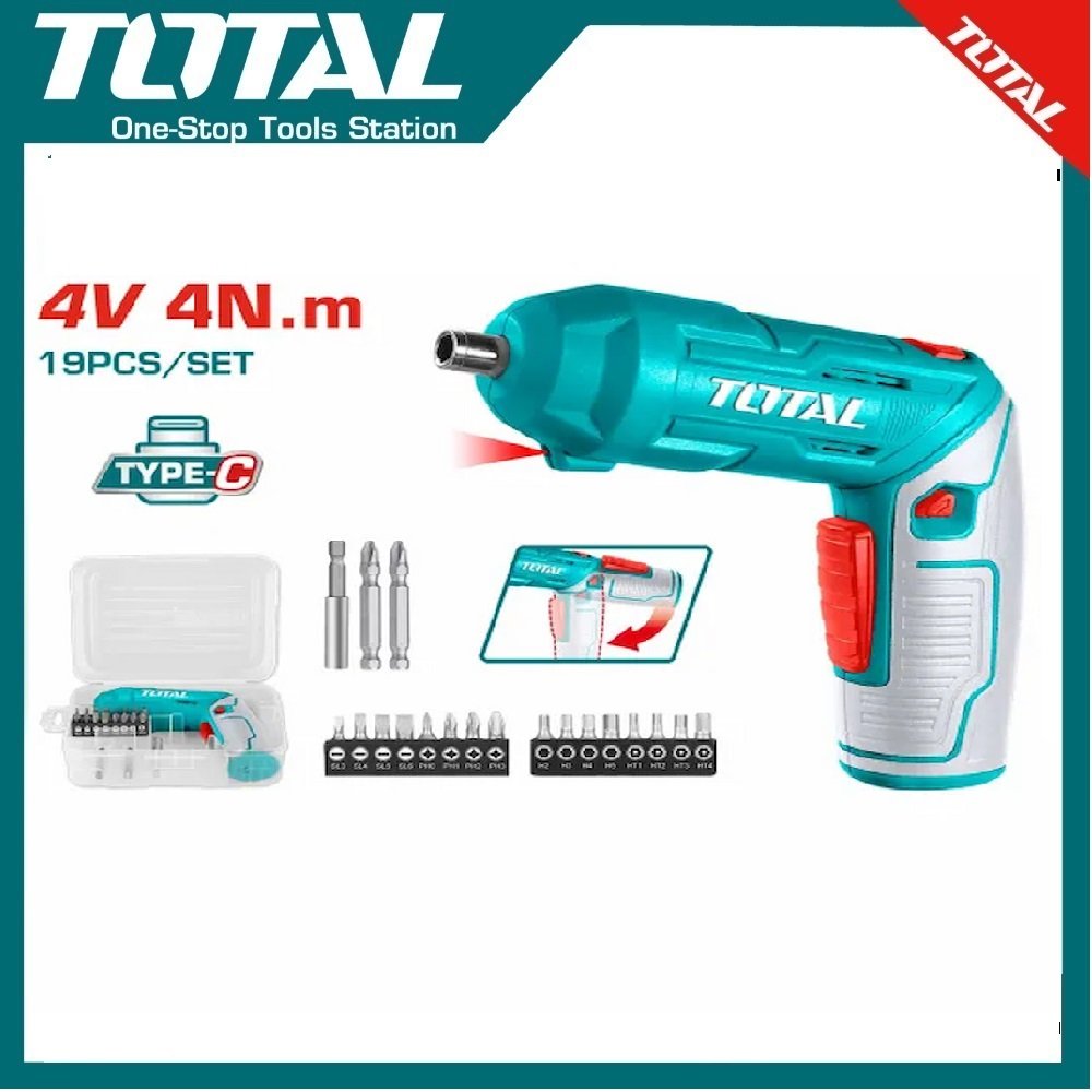 TOTAL TSDLI0442 Cordless Screwdriver | SATCO