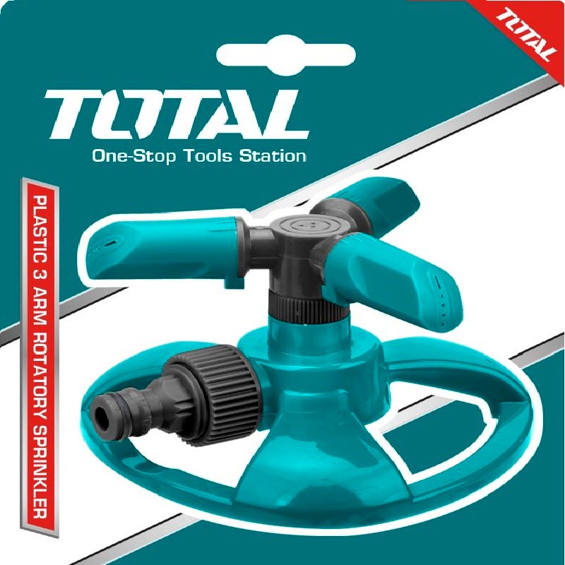 TOTAL THPS23602 Plastic 3 Arm Rotatory Sprinkler | SATCO