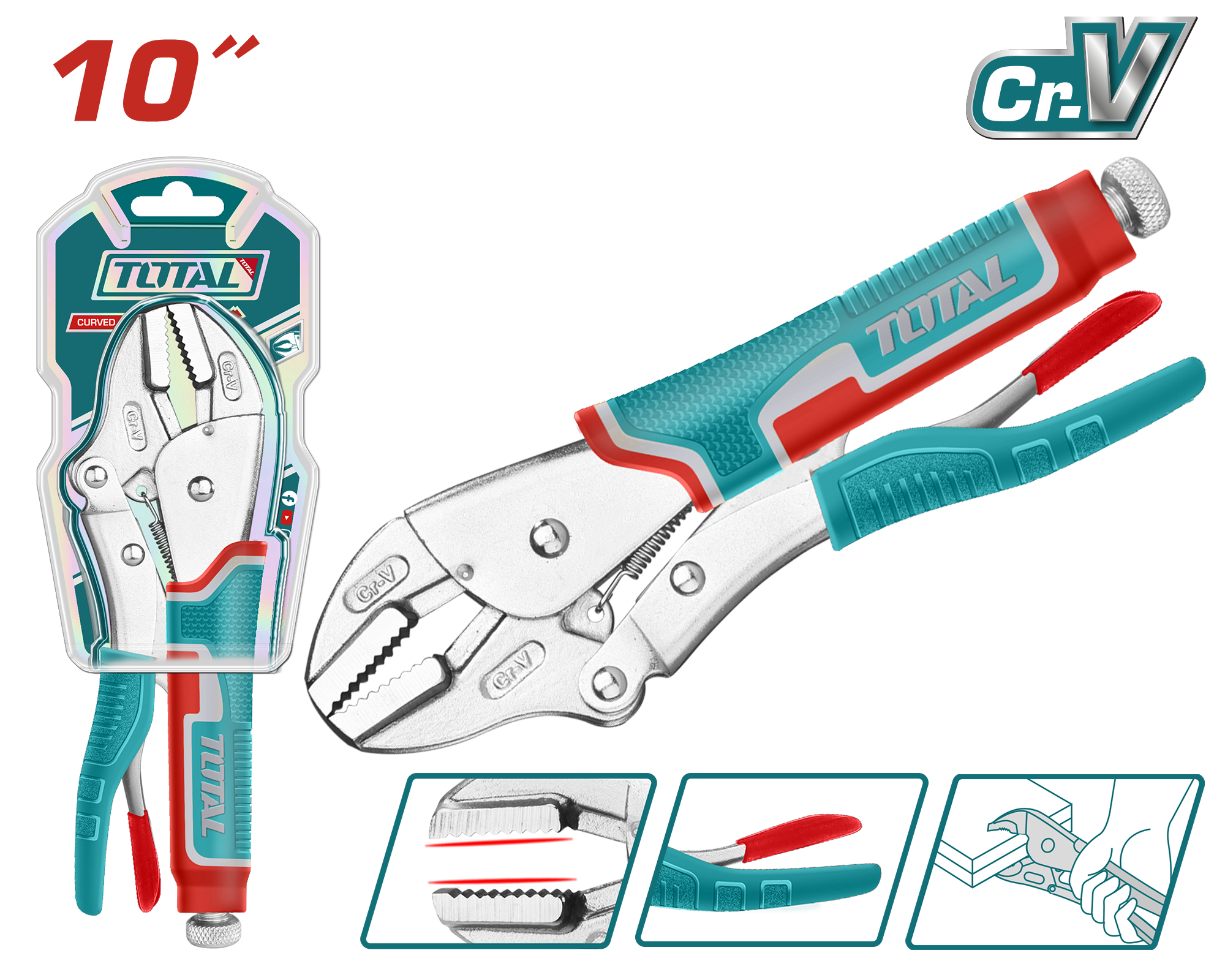 TOTAL THT191005 Straight Jaw Plier | SATCO