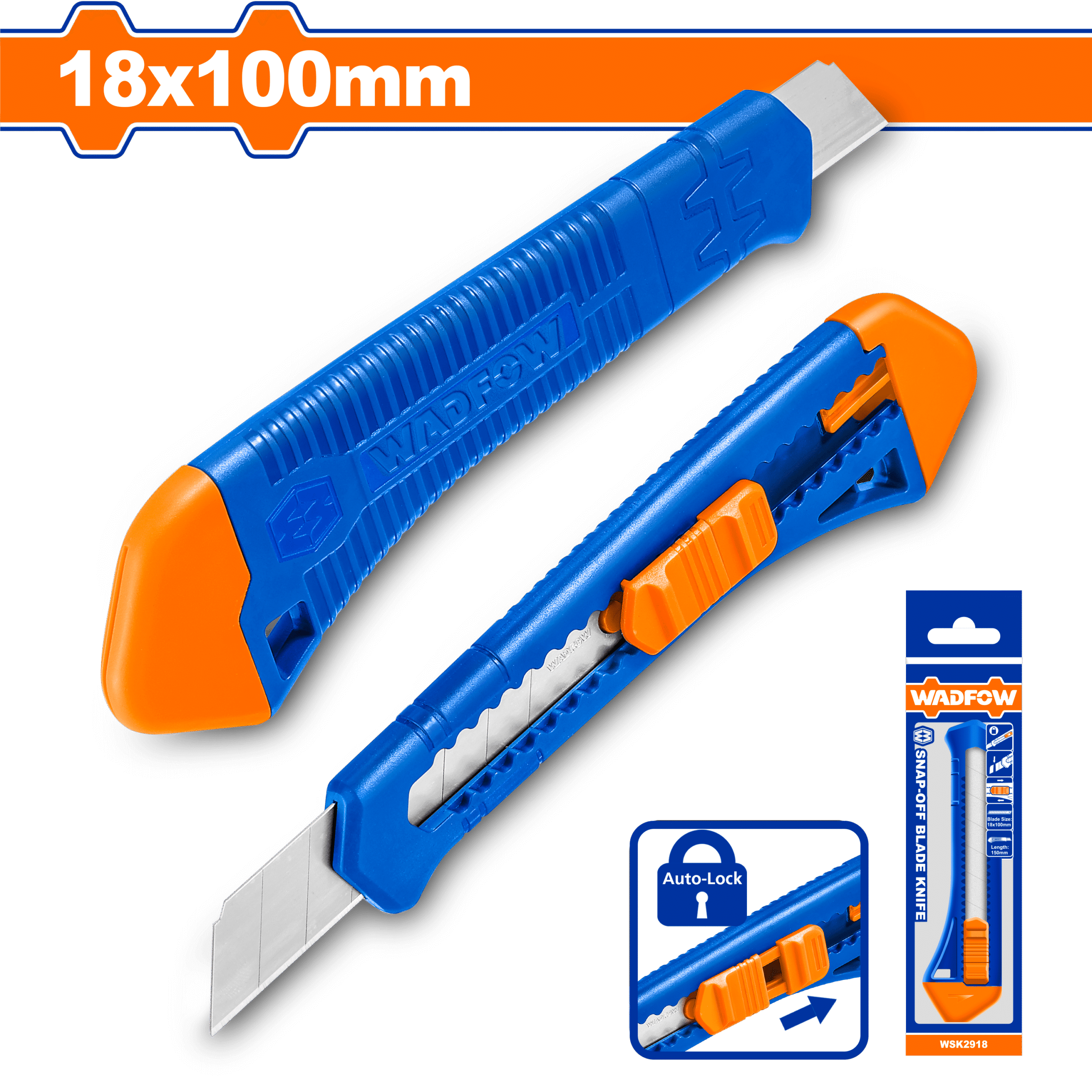 WADFOW WSK2918 Snap-Off Blade Knife | SATCO